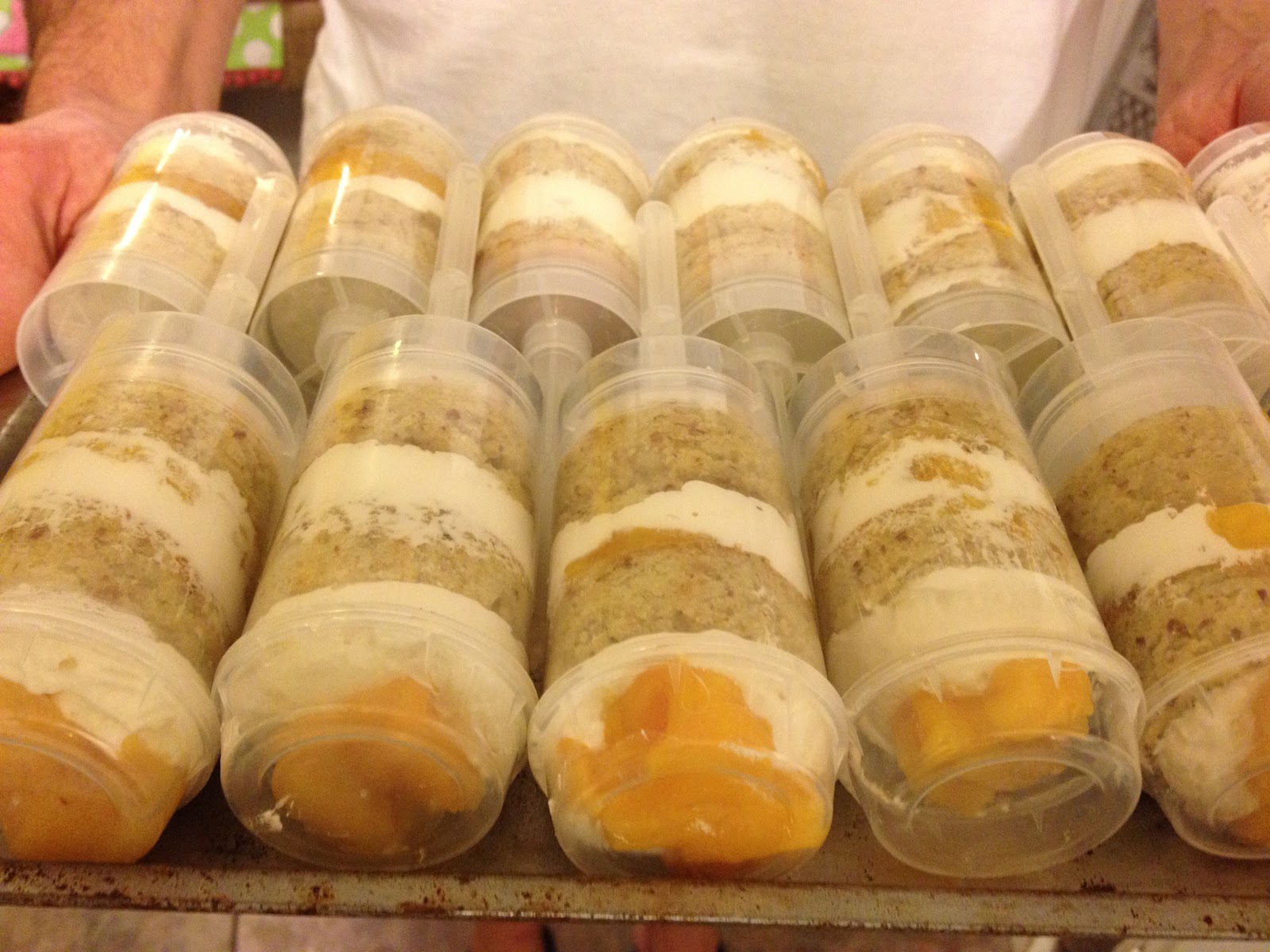 Peach Bourbon Push-Up Pops - In Johnna's Kitchen